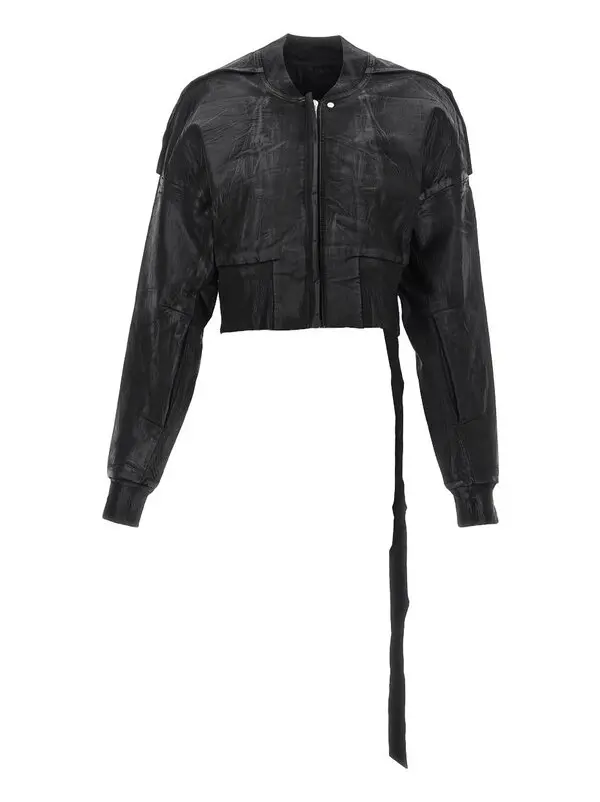 Rick Owens Flight' Bomber Jacket - Black