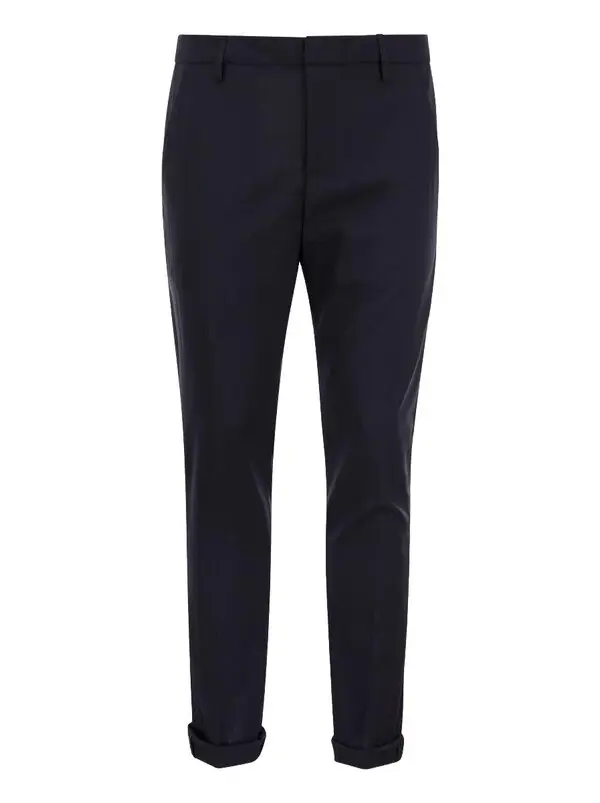 DONDUP Gaubert Wool-blend Trousers - Night Blue