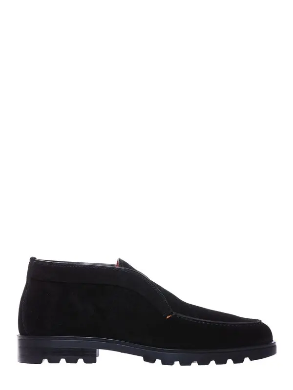 Santoni Flat Shoes - Black