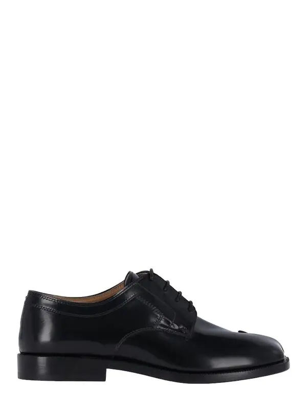 MAISON MARGIELA Tabi Leather Flats - Black