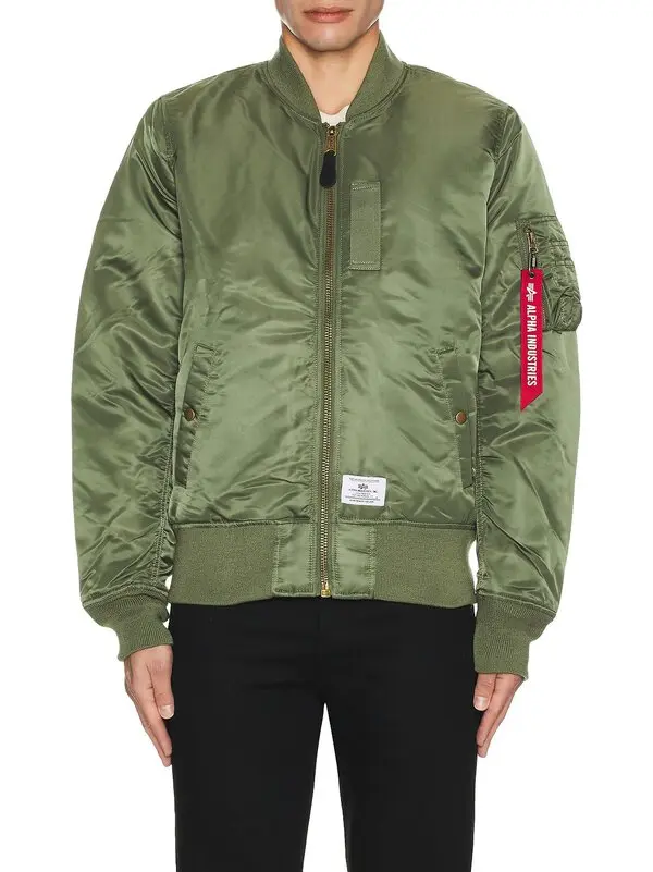 Alpha Industries Ma-1 Regular Fit Flight Jacket - Sage
