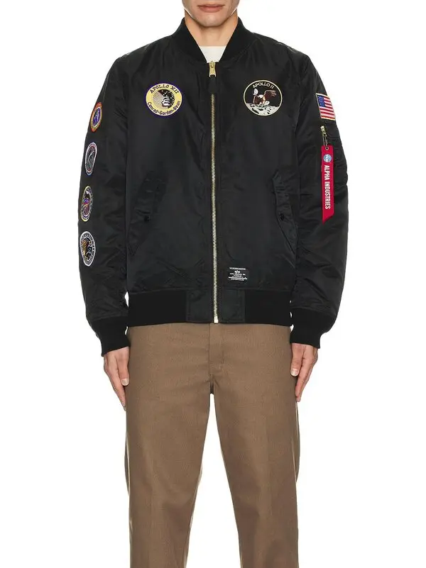 Alpha Industries L-2b Apollo Gen Ii Flight Jacket - Black