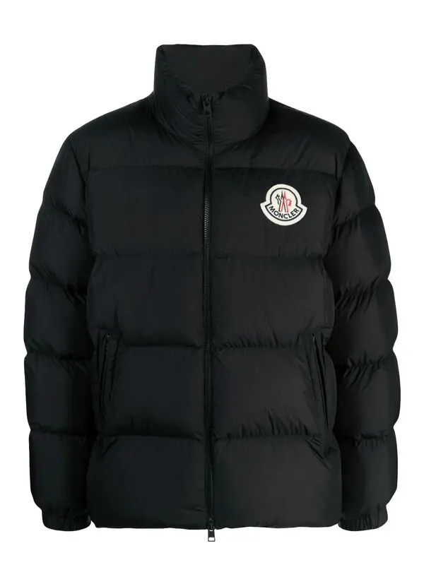Moncler Citalia Logo-patch Padded Jacket - Black