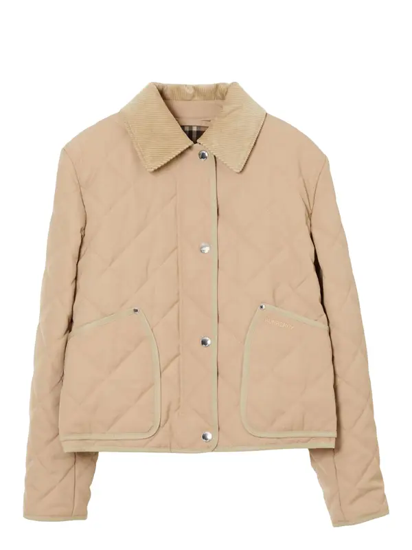 Burberry Quilted Jacket - Neutrals