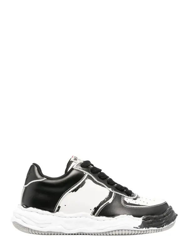 Mihara Yasuhiro Faded-effect Logo Sneakers - White