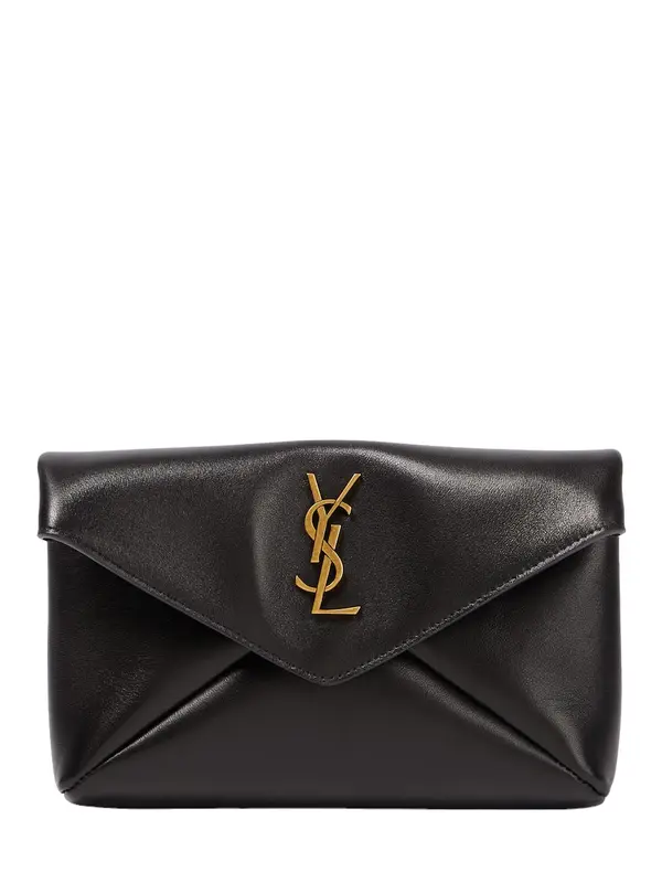 Saint Laurent Cassandre Pouch - Black