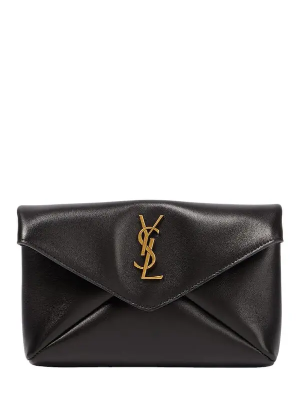 Saint Laurent Cassandre Pouch - Black