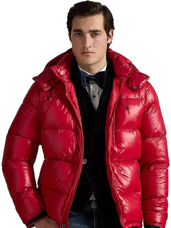 Ralph Lauren Glossed Down Jacket - Rl 2000 Red Glossy