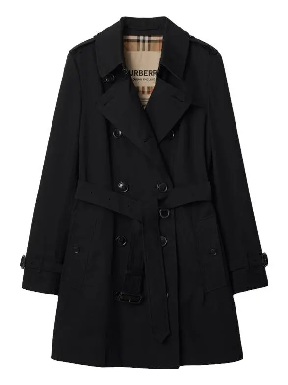 Burberry The Chelsea Heritage Trench Coat - Black