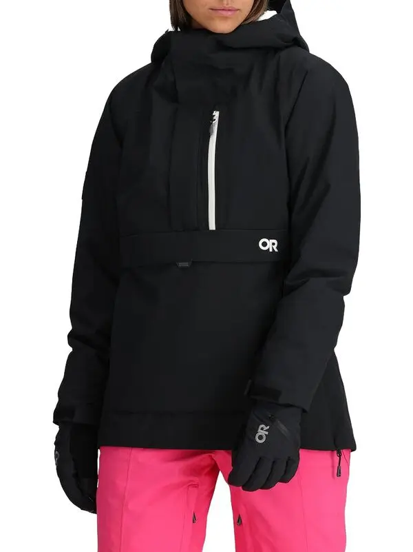 OUTDOOR RESEARCH Snowcrew Anorak - Black/ Snow