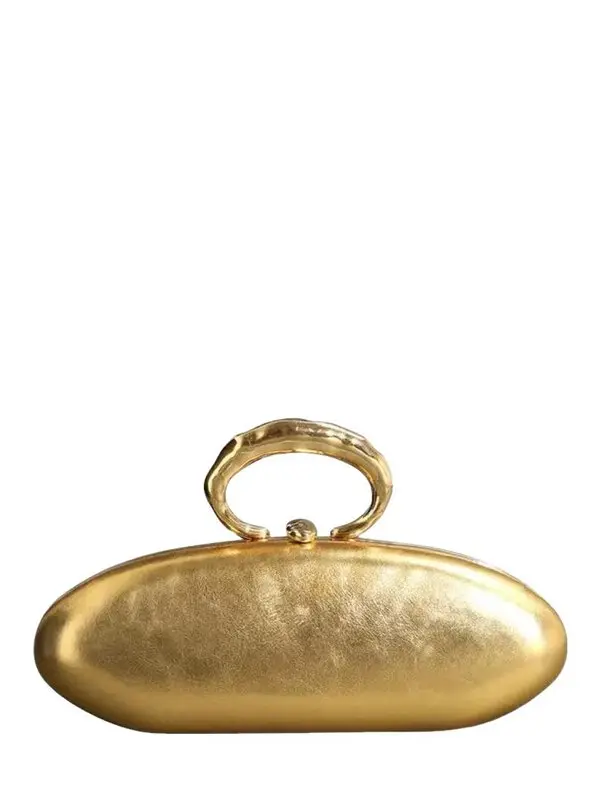 Alexis Bittar Molten Bullet Minaudiere - Gold