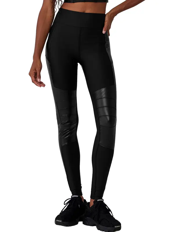Alo Yoga Airlift Winter Warm High-waist Supermoto Legging - Black