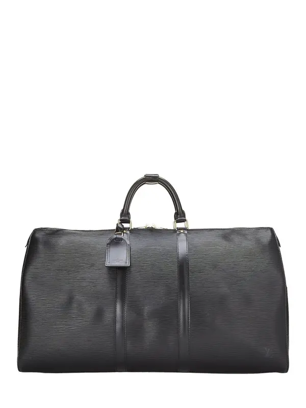 LOUIS VUITTON Epi Keepall 55 Travel Bag - Black
