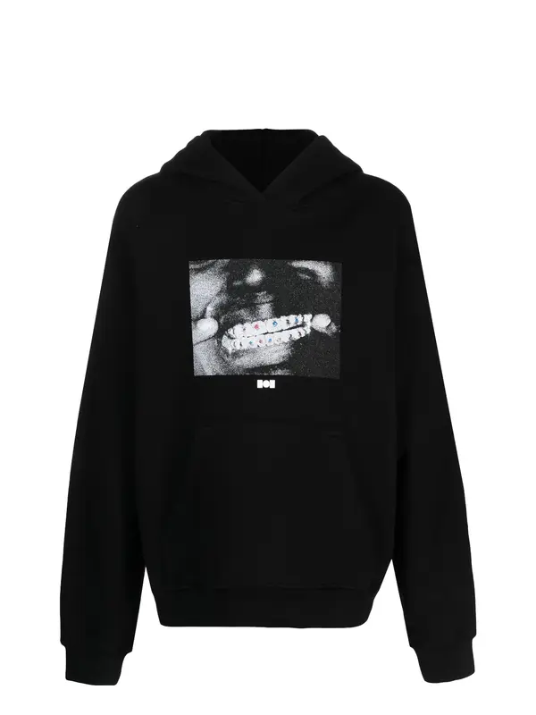 NAHMIAS X Kodak Grillz Photograph-print Hoodie - Black