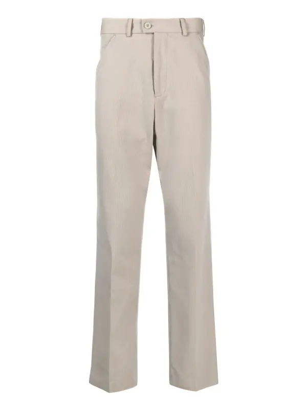 Our Legacy Darien Corduroy Straight-leg Trousers - Neutrals