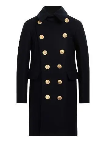 Dsquared2 Coat Midnight Size Virgin Wool, Polyamide, Elastane - Blue