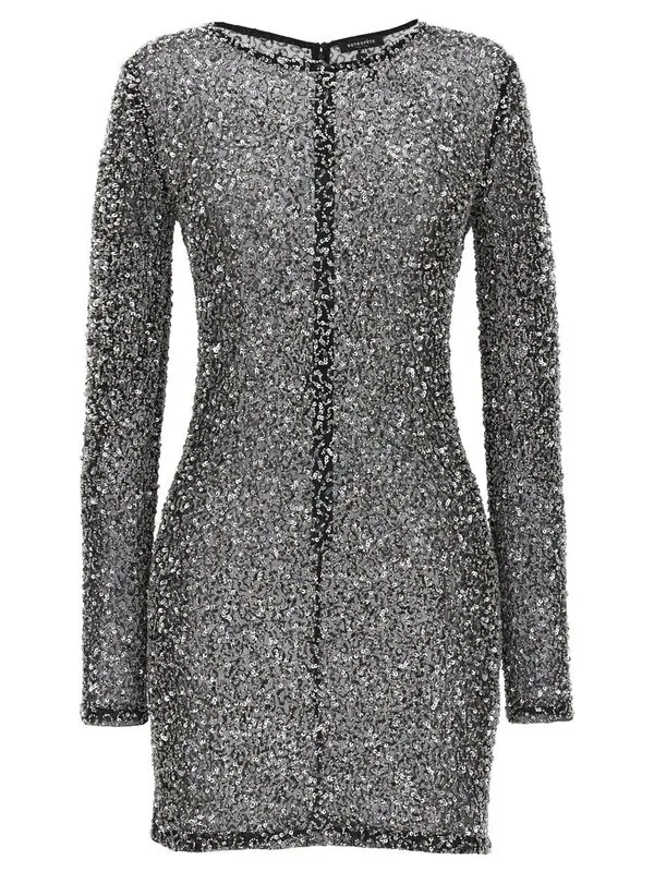 Retrofete Emani Sequin Embellished Dress - Black