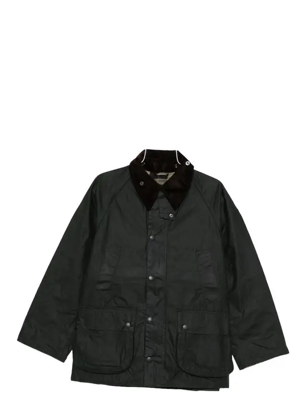 Barbour Corduroy-collar Coat - Green