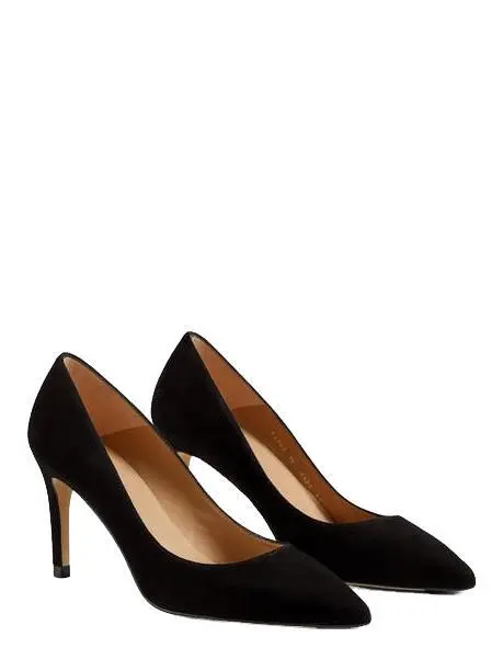 LK BENNETT Floret Pointed Toe Pumps - Black