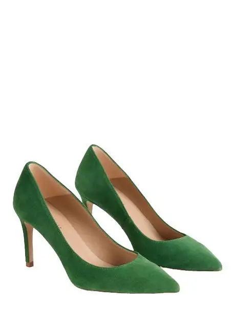 LK BENNETT Floret Pointed Toe Pumps - Fern Green
