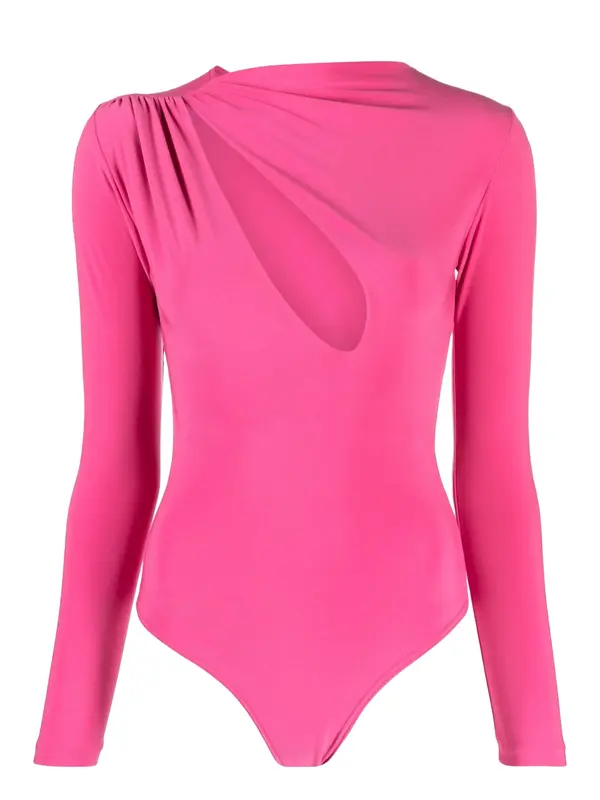 Alchemy Fashions X Lia Aram Cut-out Bodysuit - Pink