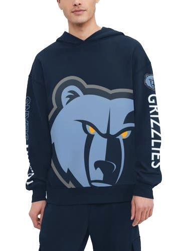 Tommy Hilfiger Memphis Grizzlies Graphic Hoodie - Navy