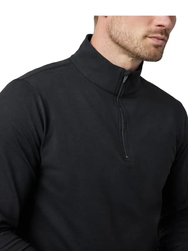 Vuori Coronado Half Zip Jacket - Black Heather