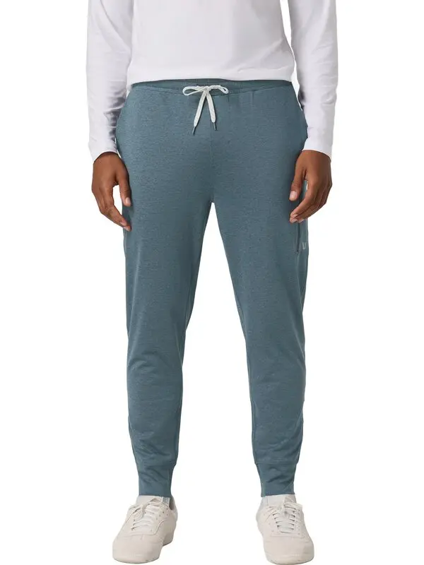 Vuori Sunday Performance Jogger Pants - Blue Sea Heather