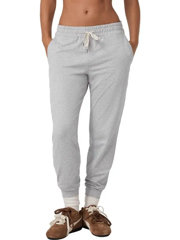 Vuori Performance Jogger Pants - Pale Grey Heather