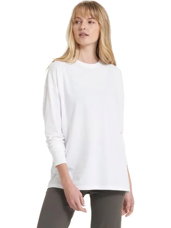 Vuori Long-sleeve Feather Tee - White