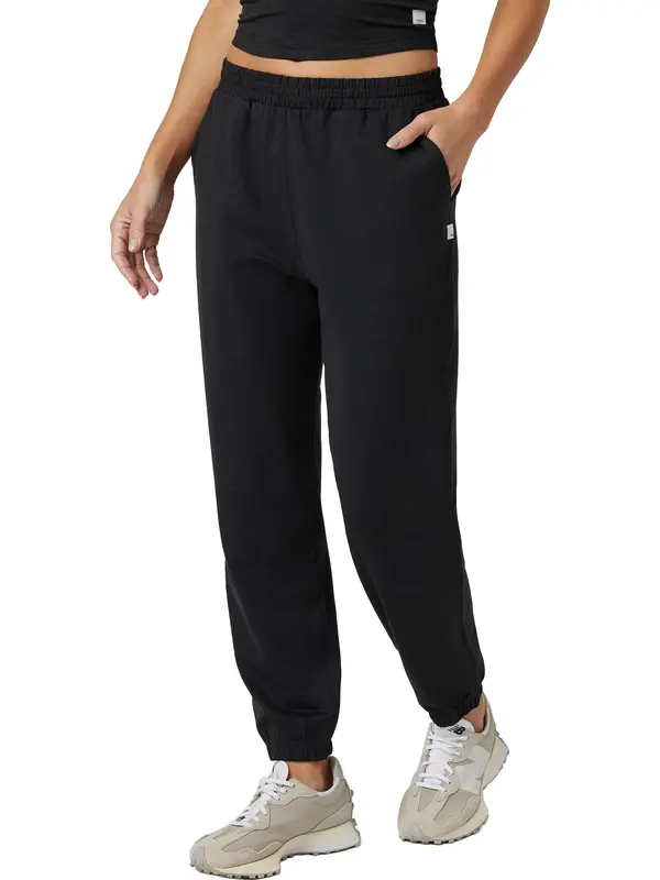 Vuori Boyfriend Sweatpant - Black Heather