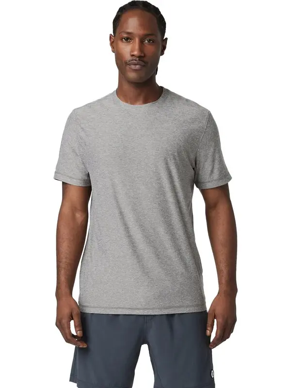 Vuori Strato Tech T-shirt - Heather Grey