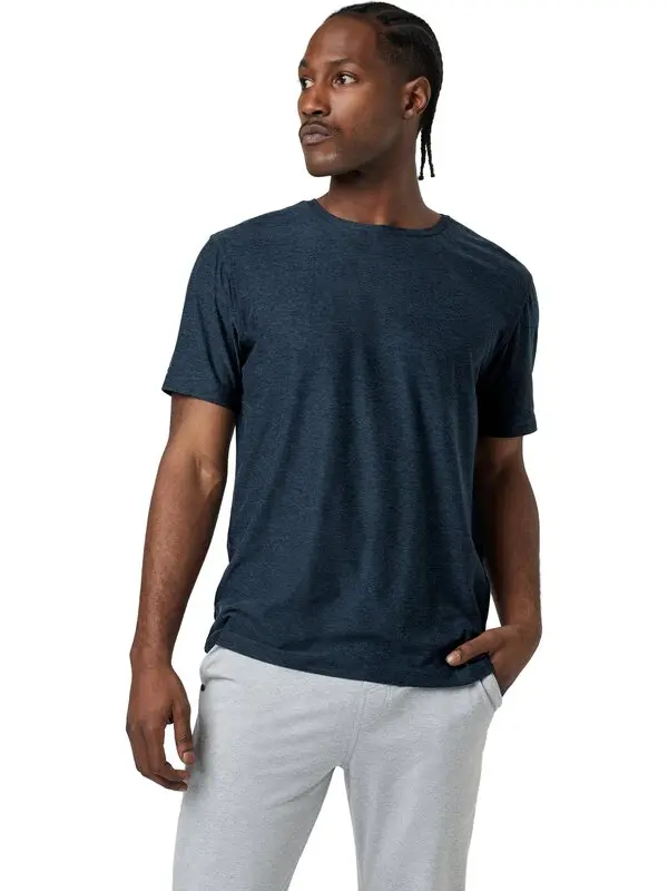 Vuori Strato Tech T-shirt - Navy Heather