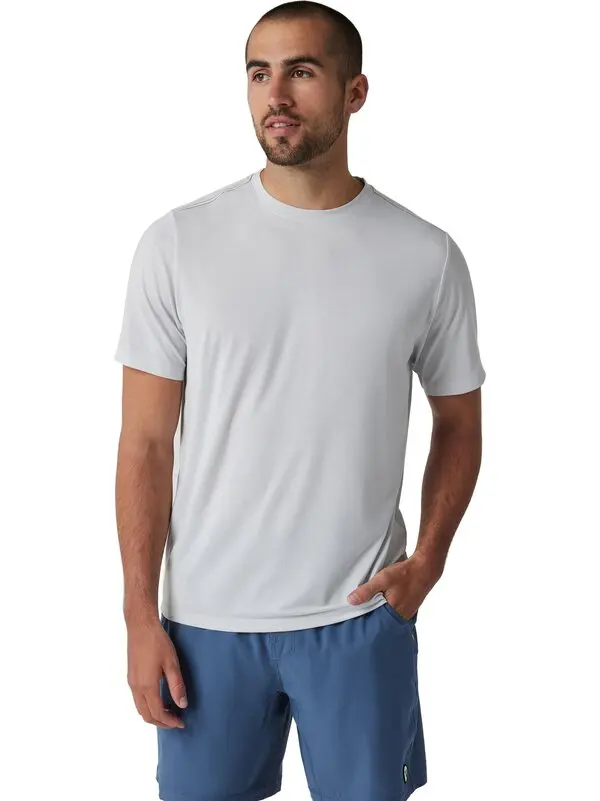 Vuori Current Tech T-shirt - Frost Grey