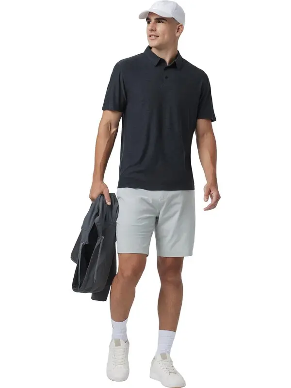 Vuori Strato Tech Polo - Charcoal Heather