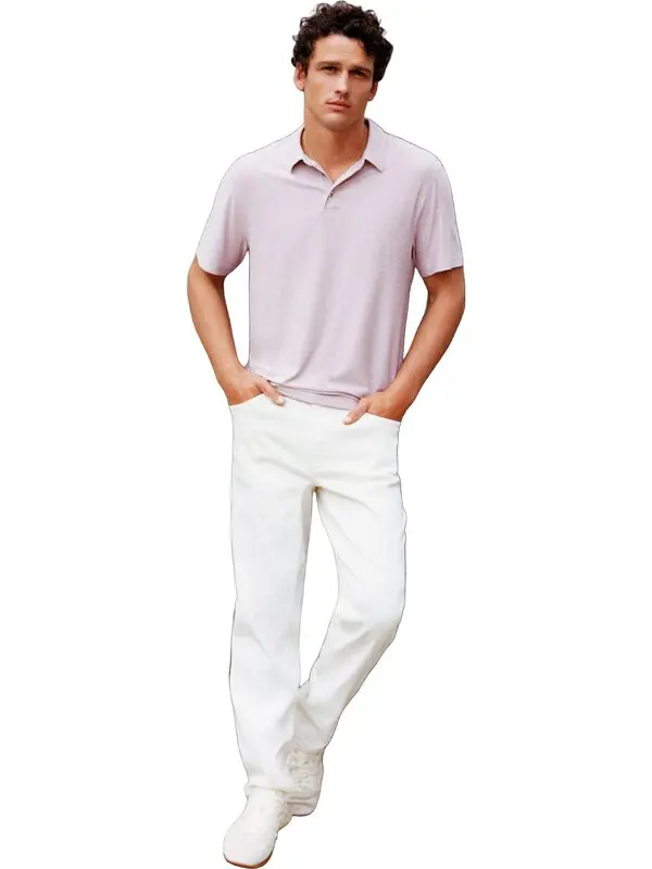 Vuori Strato Tech Polo - Faded Rose Heather