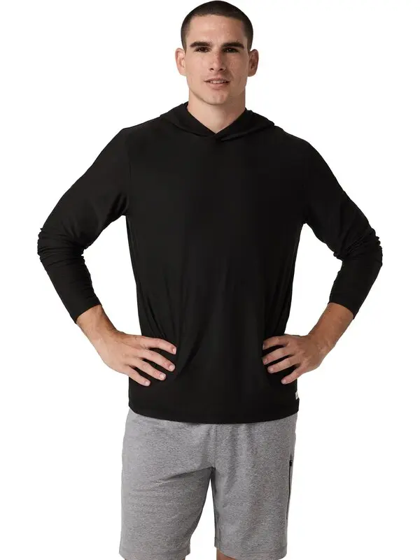 Vuori Strato Tech Hoodie - Black