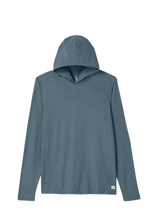 Vuori Strato Tech Hoodie - Blue Sea Heather