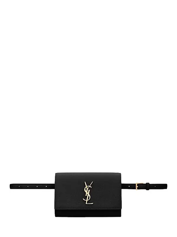 Saint Laurent Solferino Small Satchel Belt Bag - Black