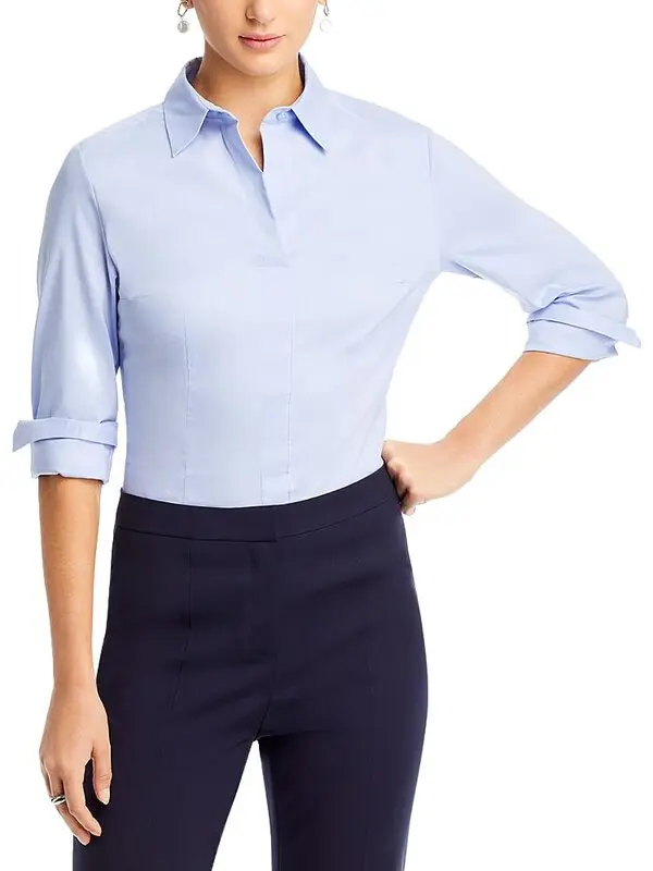 BOSS Point Collar Shirt - Light Blue