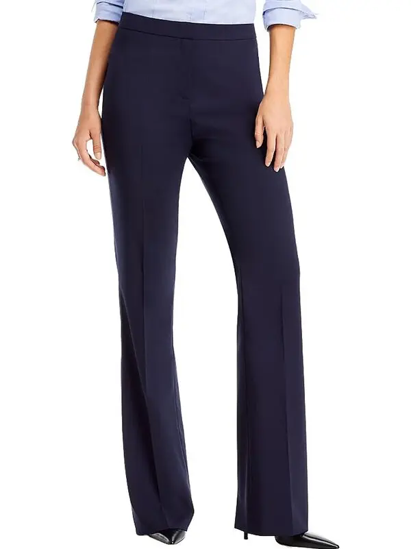 BOSS Tuleah Bootcut Trousers - Navy