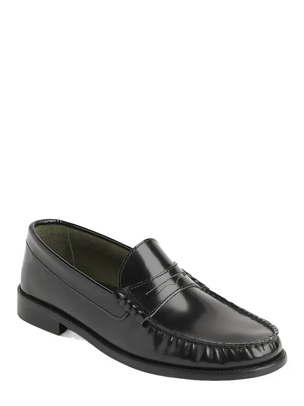Whistles Manny Slim Loafers - Black