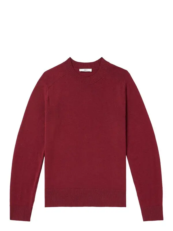 Mr P. Billy Wool Sweater - Burgundy