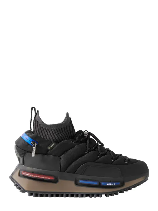 Moncler Adidas Originals Nmd Runner Gore-tex High-top Sneakers - Black
