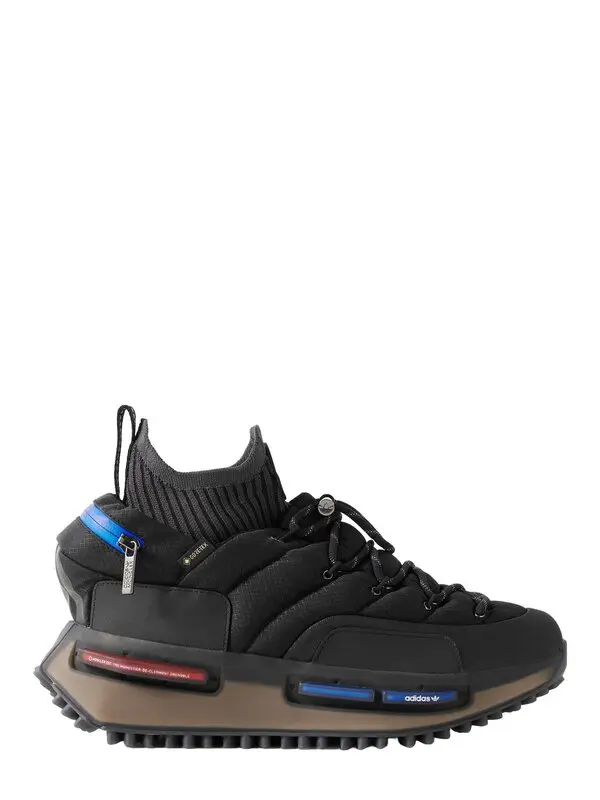 Moncler Adidas Originals Nmd Runner Gore-tex High-top Sneakers - Black
