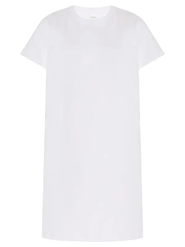 LESET The Margo Cotton Dress - White