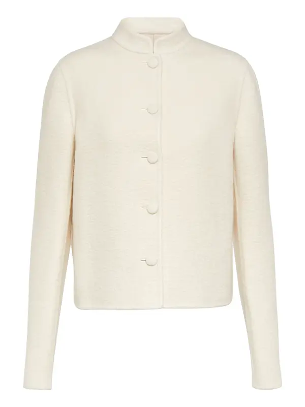 Gabriela Hearst Larrington Cashmere Jacket - White