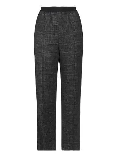 Agnona Tapered Glen Plaid Chinos - Grey