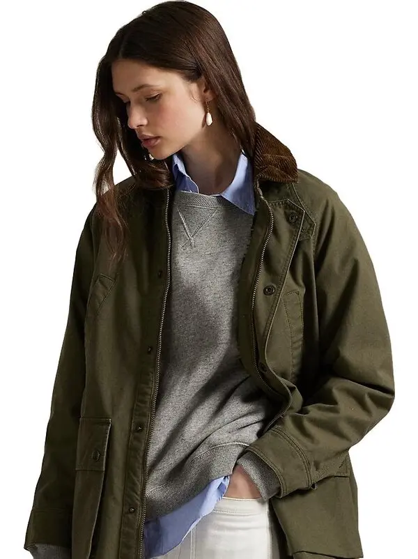 Ralph Lauren Cotton Utility Jacket - Olive