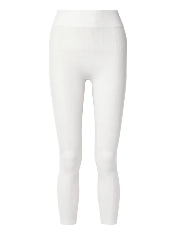 Cordova Sol Ribbed Stretch-jersey Leggings - Cream